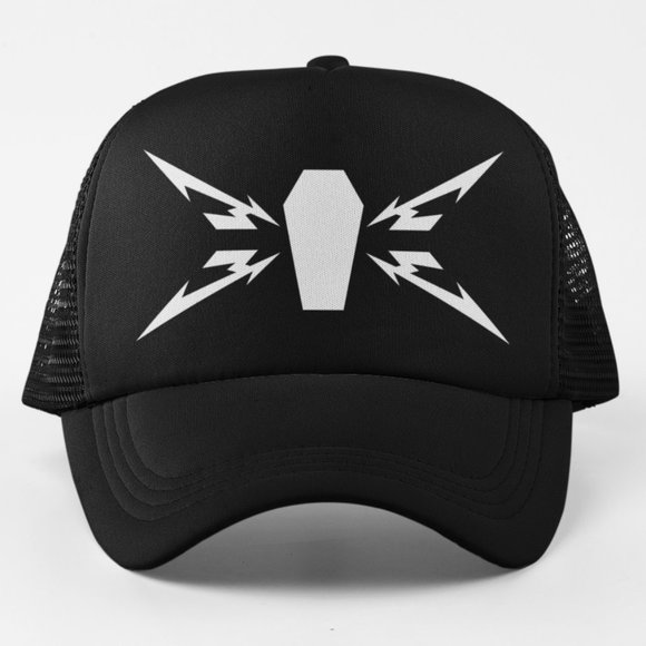 Accessories | New Metallica Death Magnetic Foam Trucker Mesh Snapback ...